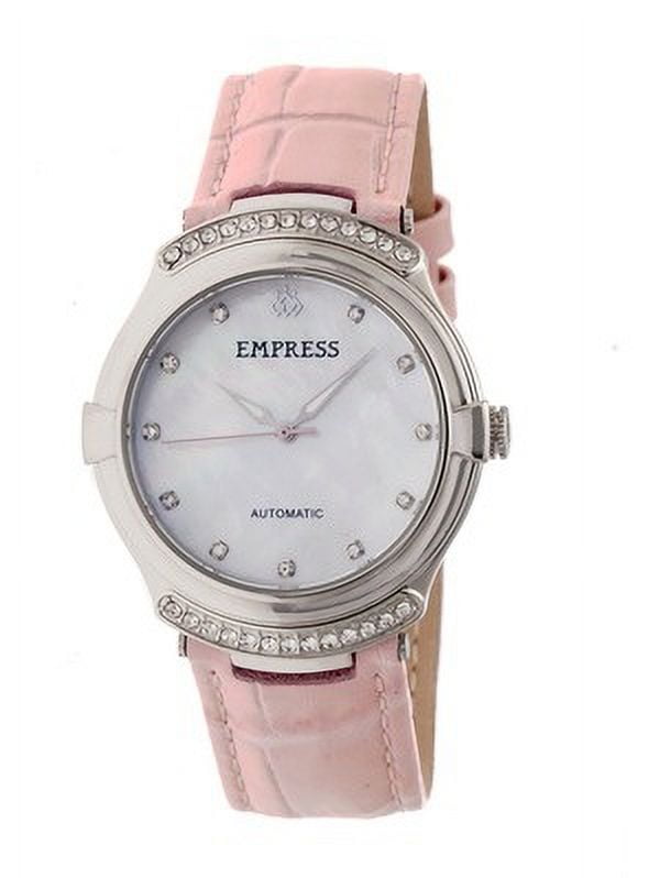 Empress EMPEM2202 Francesca Womens Automatic Mother of Pearl Leather ...