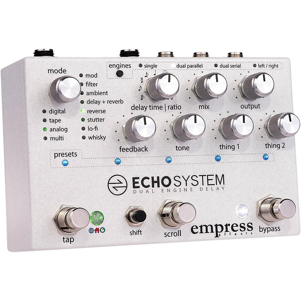 Empress Effects Echosystem Dual Delay Effects Pedal - Walmart.com