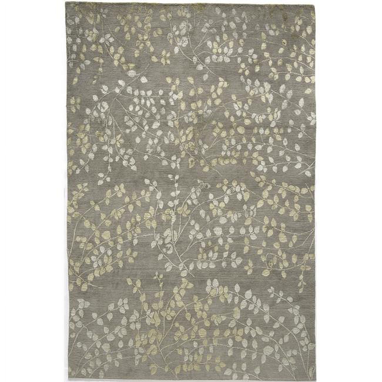 Empress Leaves Taupe Area Rug - 3 x 5 ft. - Walmart.com
