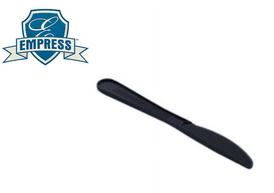Empress Medium Weight Disposable Knife, Black, 1000 Knives (E179003 ...