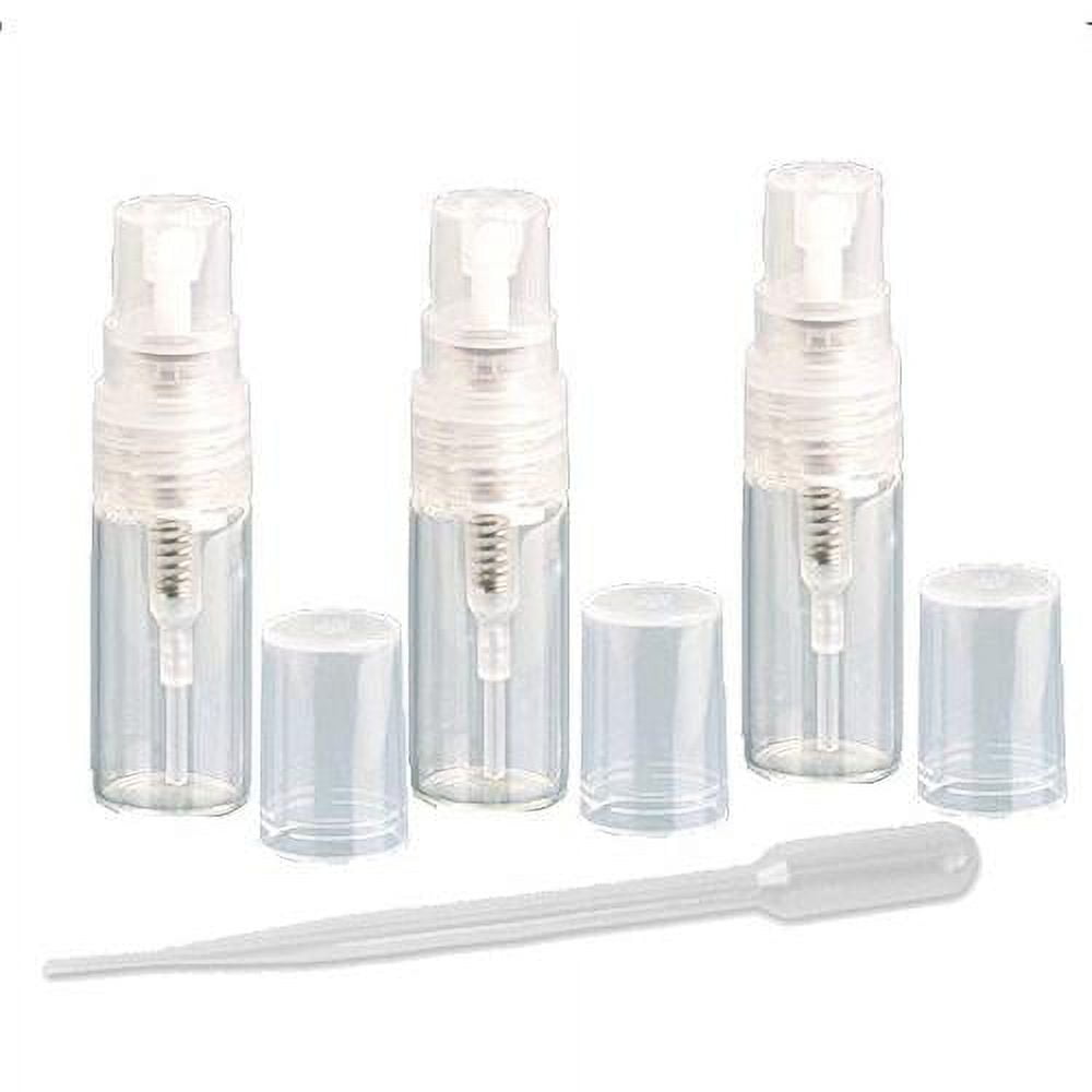 Empty 3Ml Glass Fine Mist Atomizer Bottles Refillable Perfume Decant ...