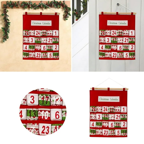 Empty Advent Calendar To Fill Yourself Reusable Fabric Advent Calendar ...