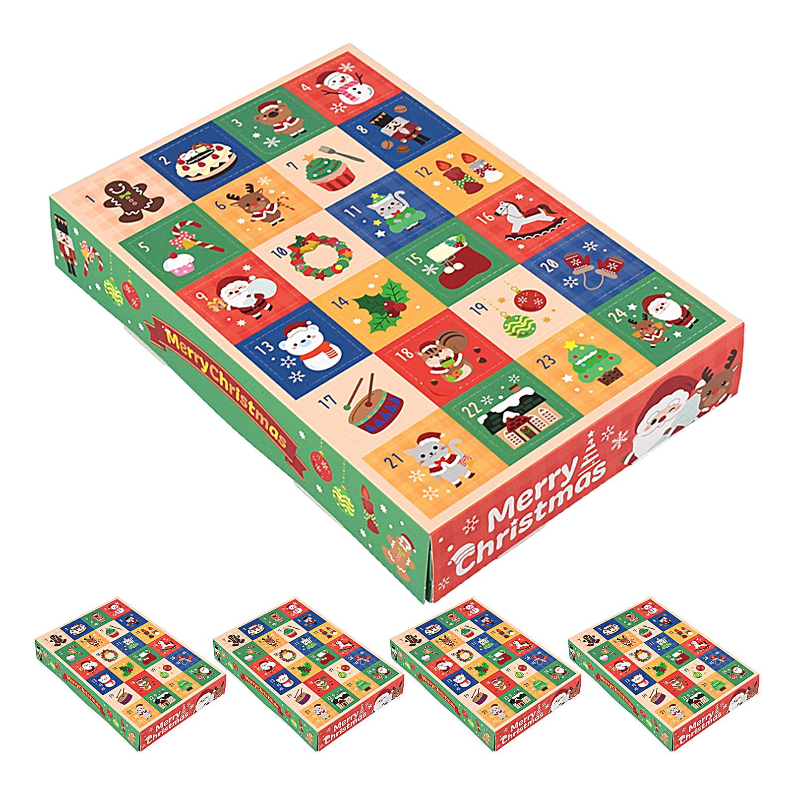 Empty Advent Countdown Calendar,5X Empty Advent Countdown Fillable ...