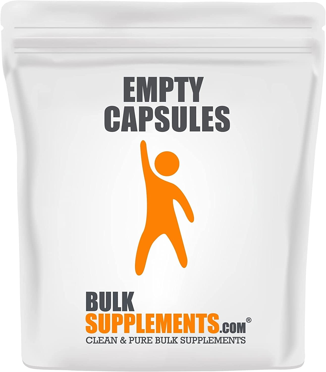 Bulksupplements Empty (Size 3) Capsules (1000 Gelatin Capsules - Clear ...