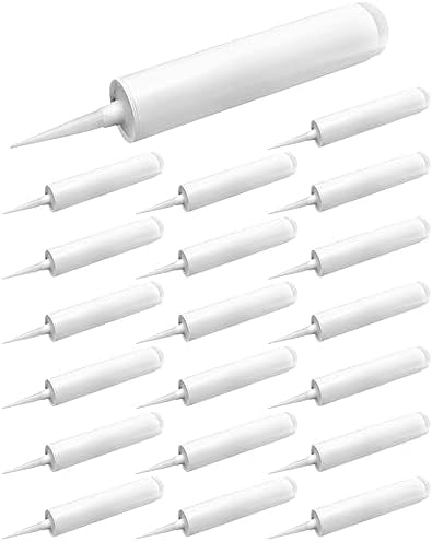 Empty Caulk Tube, 20 Pack 10 oz. Empty Plastic Caulking Cartridge ...