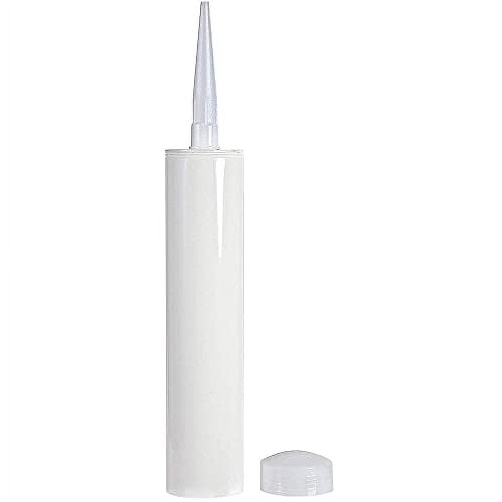 Empty Fillable Plastic Caulk Tube 300 ml. Also Know as 10 oz. 11 oz ...