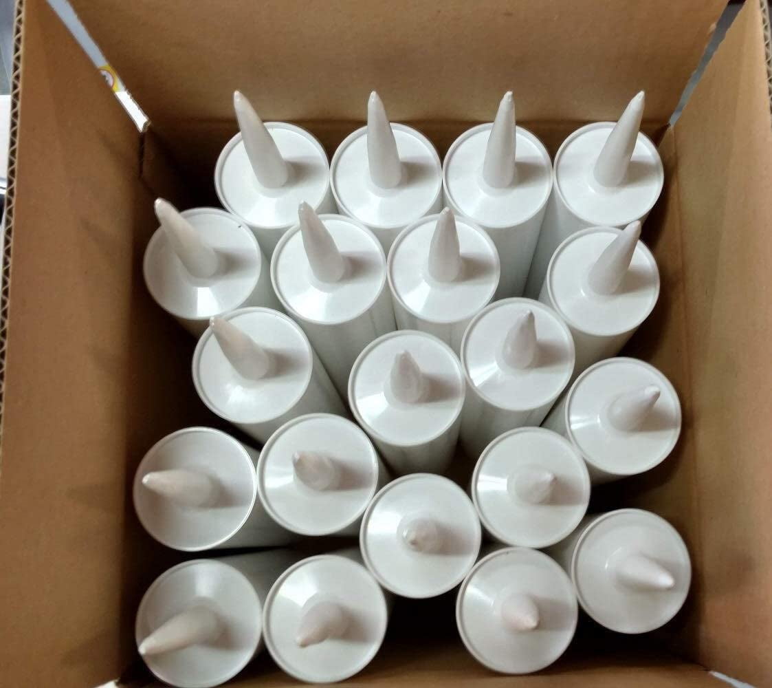 Empty Fillable Plastic Caulk Tube 900 ml. Also Know as 28 oz. 32 oz ...