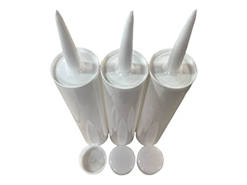 Empty Fillable Plastic Caulk Tube 900 ml. Also Know as 28 oz. 32 oz ...