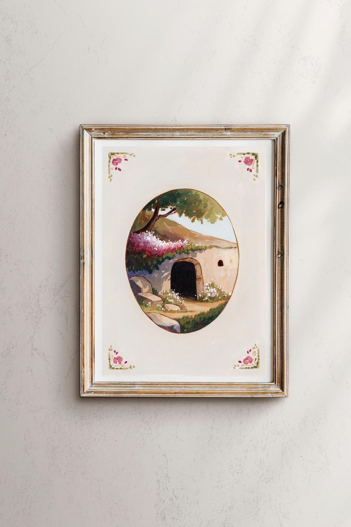 Empty Garden Tomb Print: Easter Christian Art, Unframed Canvas Size ...