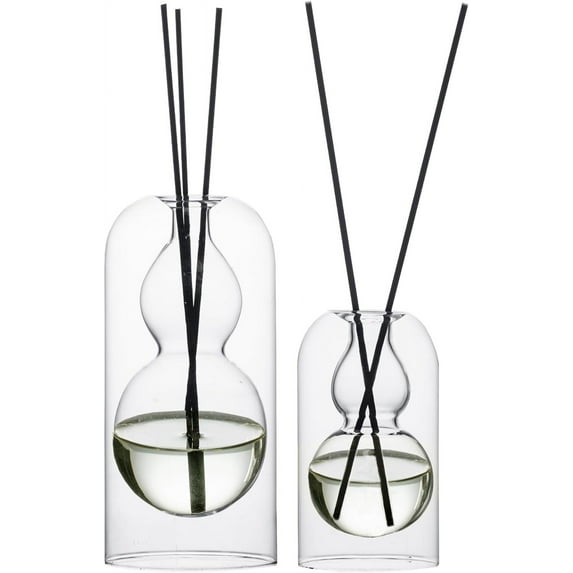 Empty Glass Fragrance Reed Diffuser Bottles,for Essential Oil, with ...