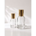 Empty Glass Perfume Bottle 50ml (1.69 oz) with Cap Refillable Fragrance ...