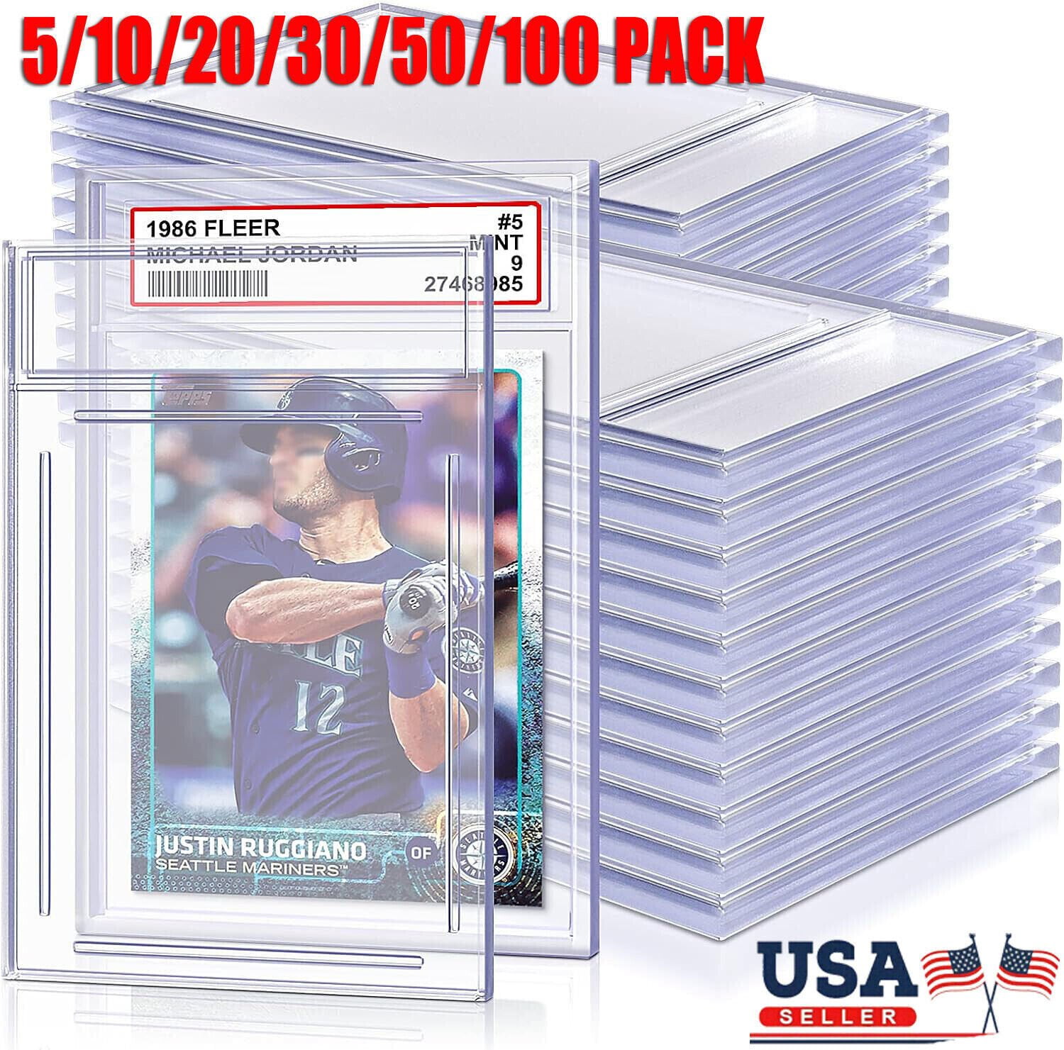 Empty Graded Card Slab for Pokemon & Sports Cards Compare To PSA CGC ...