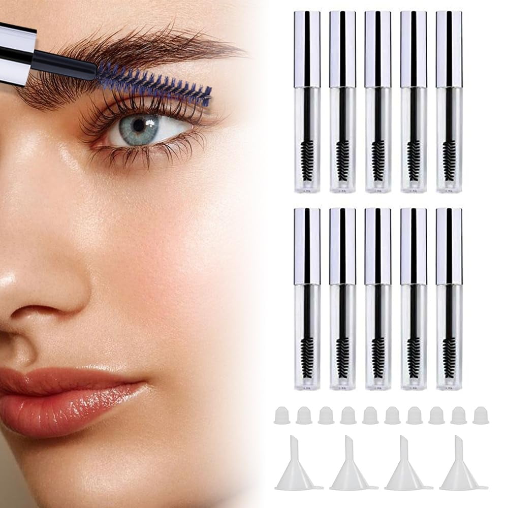 Empty Mascara Tube with Eyelash Wand, 10ml Eyelash Cream Container ...