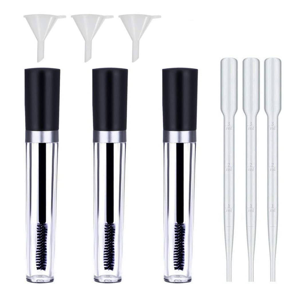 Empty Mascara Tube with Eyelash Wand Cream Container with 3 Funnels 3 ...