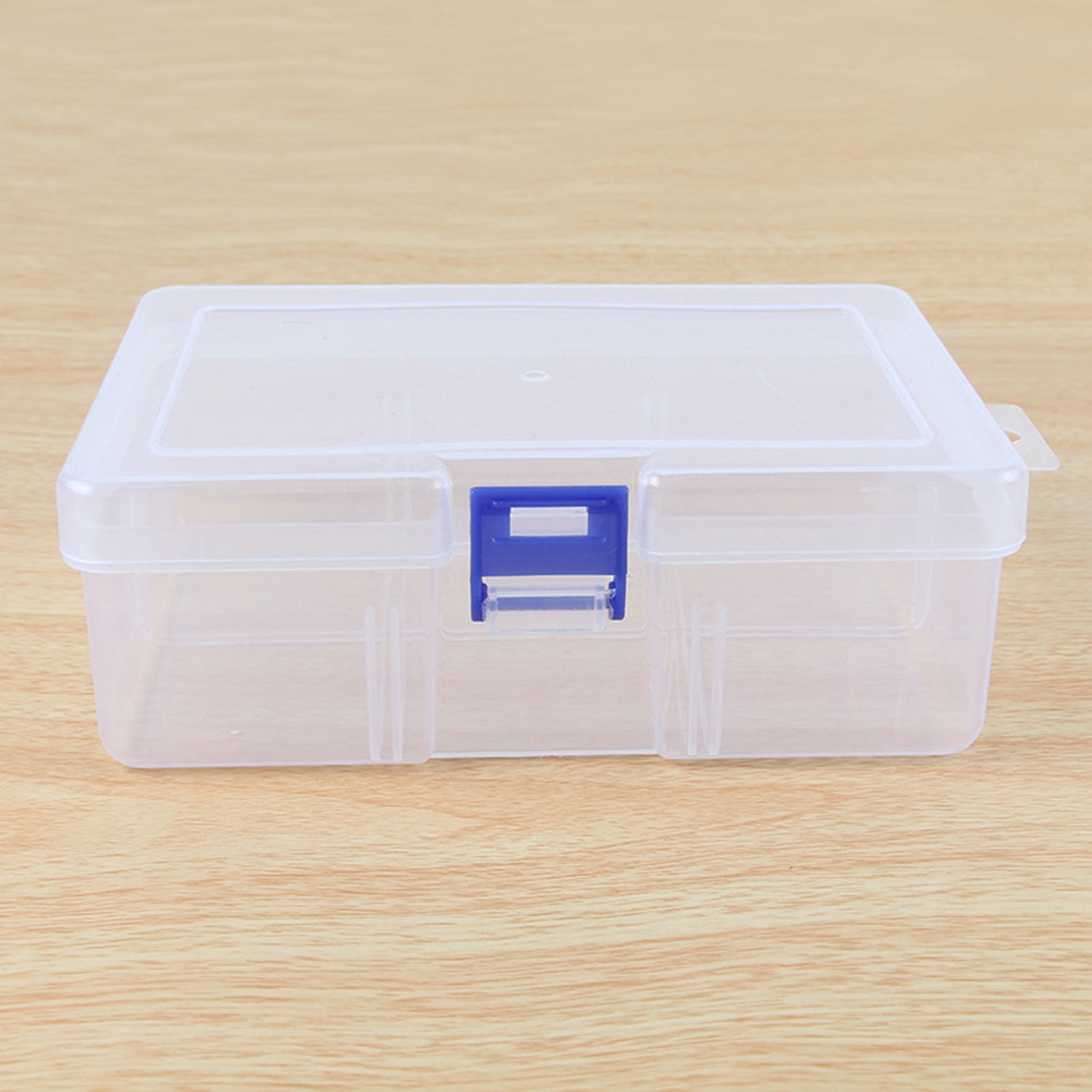 Empty Mini Items Experiment Blue Single Buckle Storage Container Box ...