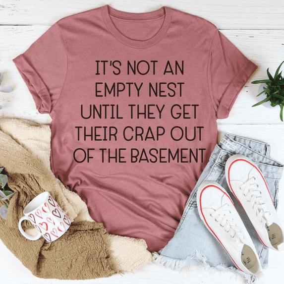 Empty Nest Tee Peachy Sunday T-Shirt - Walmart.com