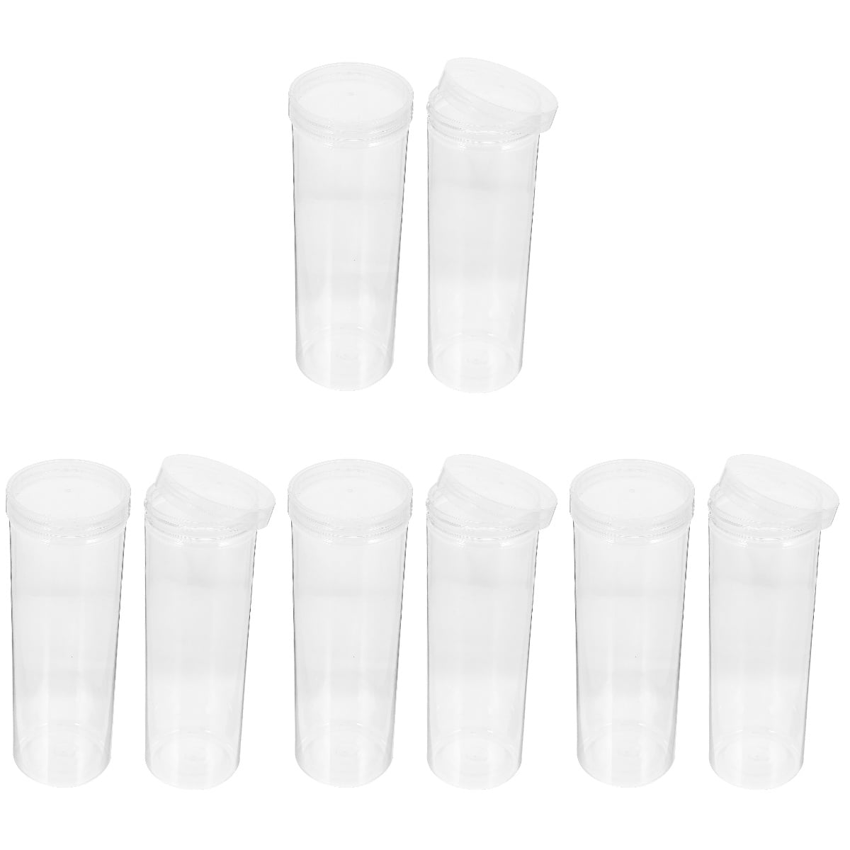 Empty Pencil Case Display Plastic Holder Small Storage Transparent Lid ...