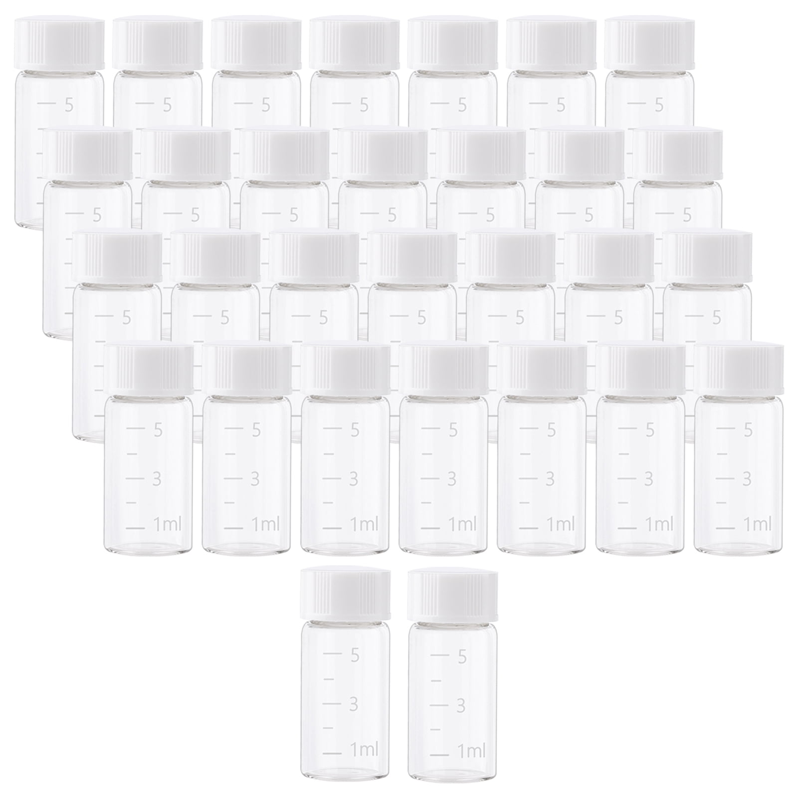 Empty Perfume Sample Scale Bottles Mini Glass Refillable Sample Vial ...