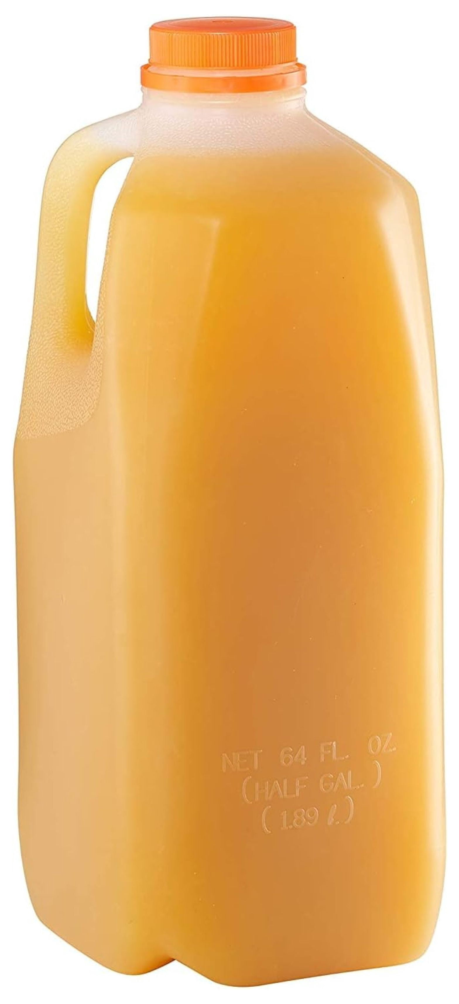 Empty Plastic Juice Bottles with Tamper Evident 64 OZ - Half Gallon ...