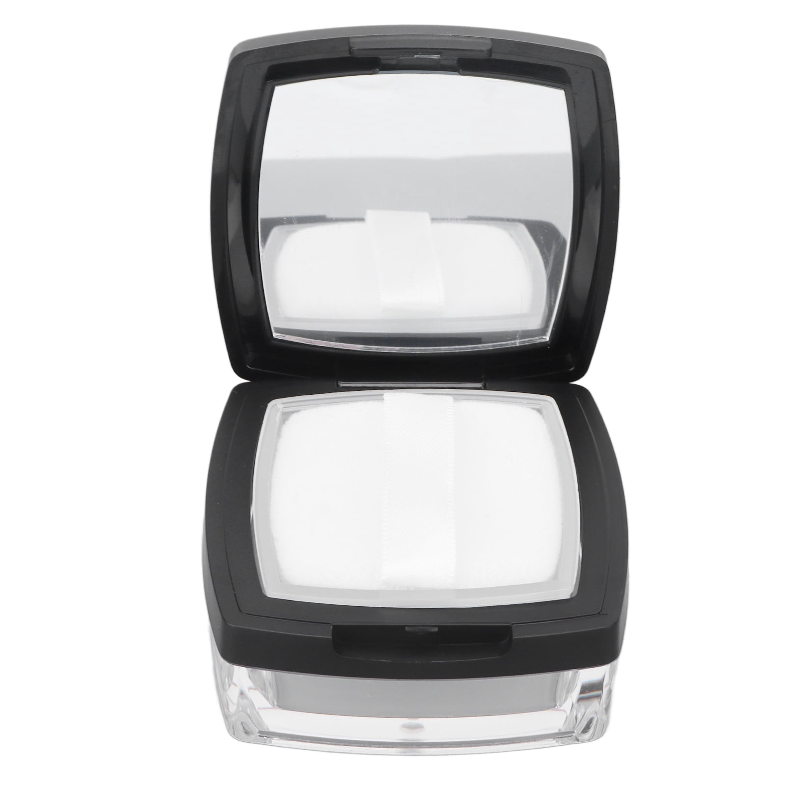 Empty Powder Puff Case, Mirror Refillable Loose Powder Box Compact For ...