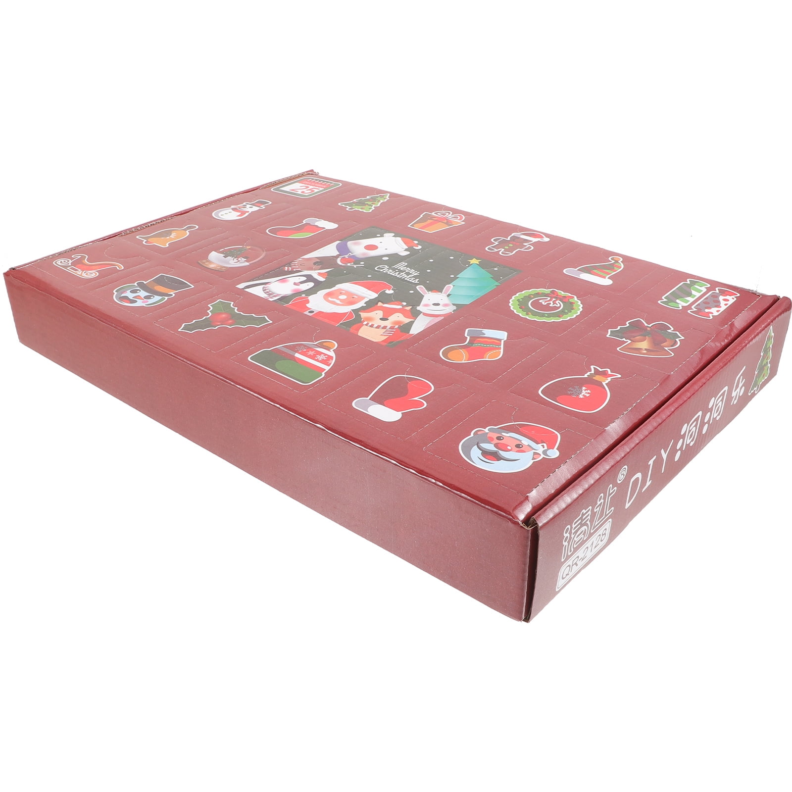 Empty Raffle Box Trinket Ticket Box for Christmas Compartment Lottery ...