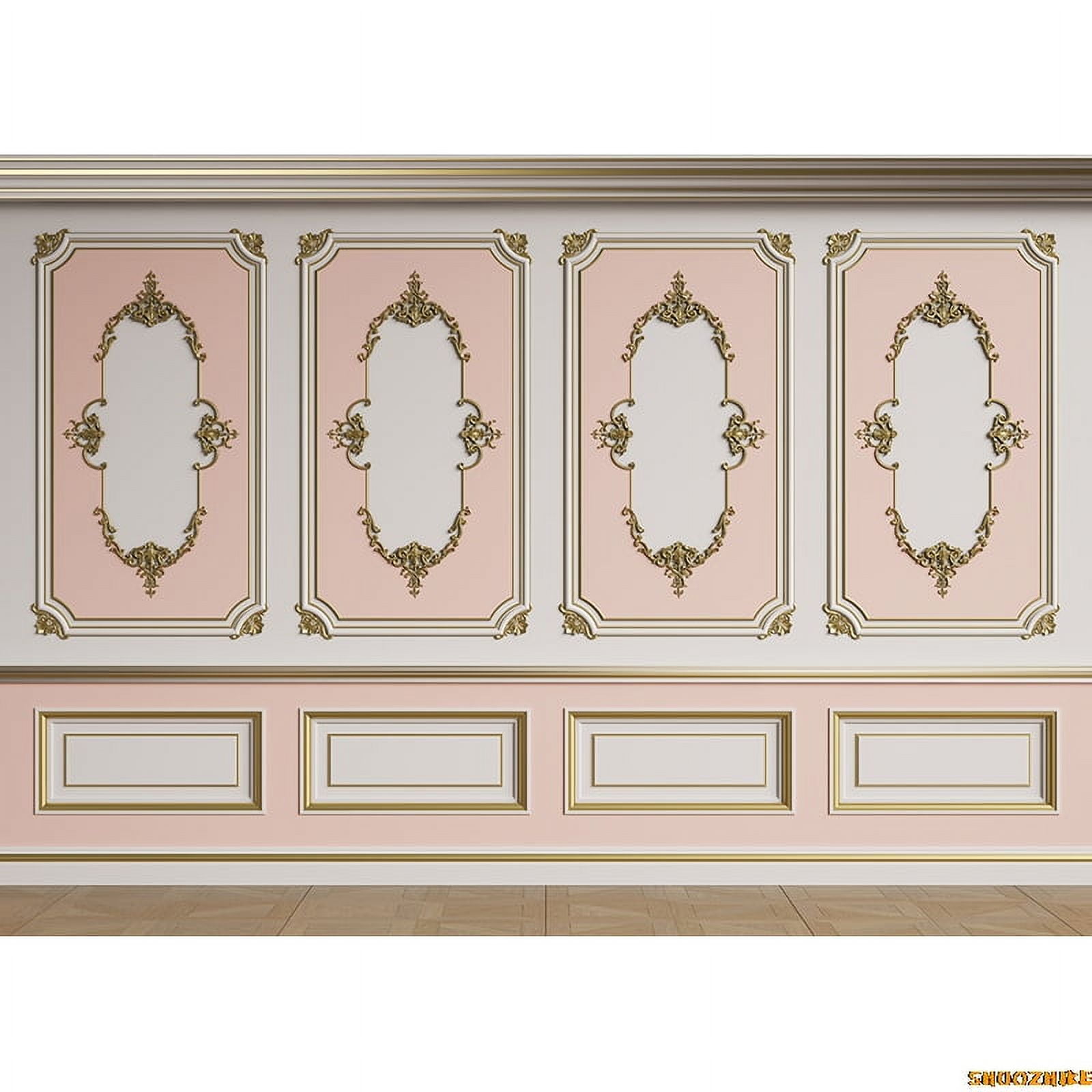 Empty Room Classic Interior Wall With Mouldings Photography Backdrops ...