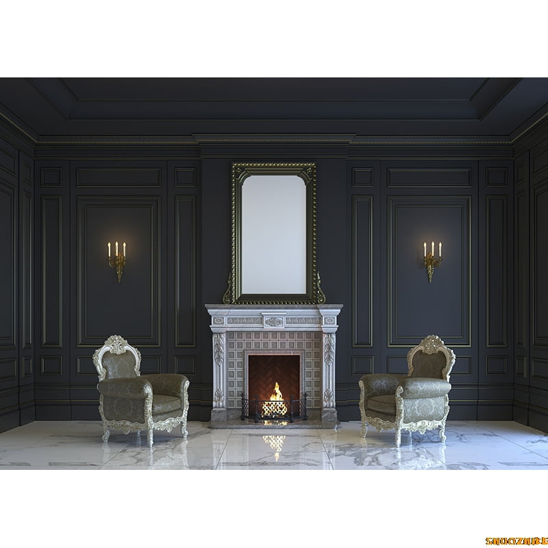 Empty Room Classic Interior Wall With Mouldings Photography Backdrops ...