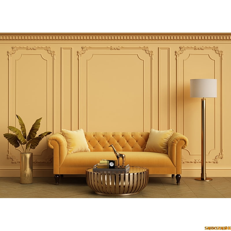 Empty Room Classic Interior Wall With Mouldings Photography Backdrops ...