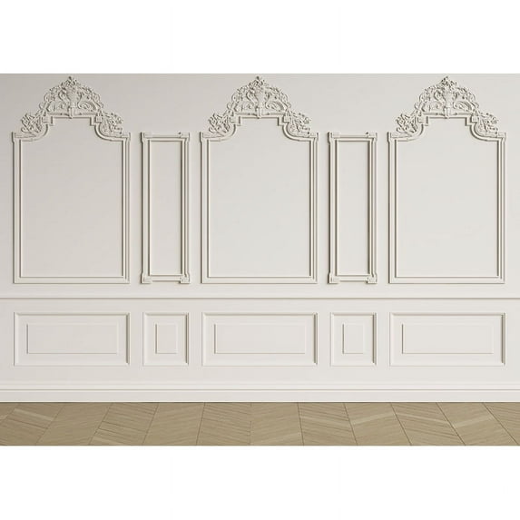 Empty Room Classic Interior Wall With Mouldings Photography Backdrops ...