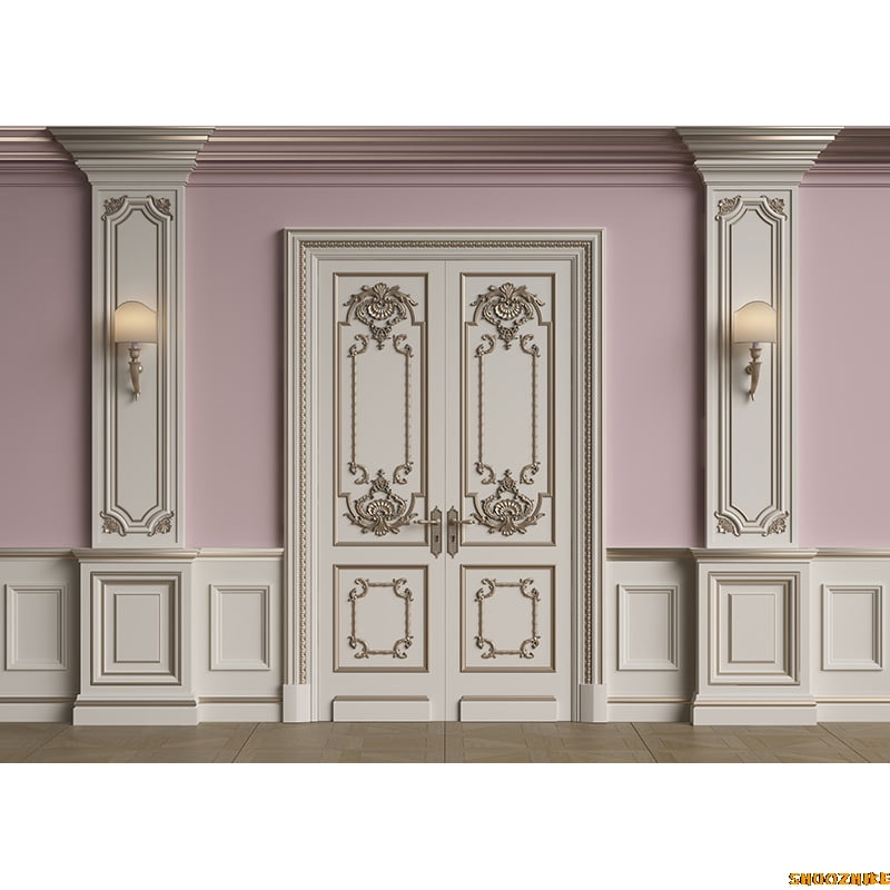 Empty Room Classic Interior Wall With Mouldings Photography Backdrops ...