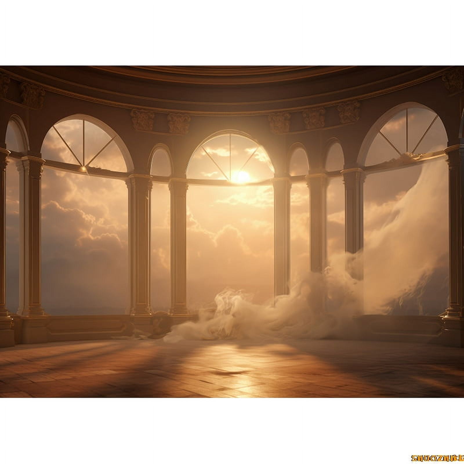 Empty Room Classic Interior Wall With Mouldings Photography Backdrops ...