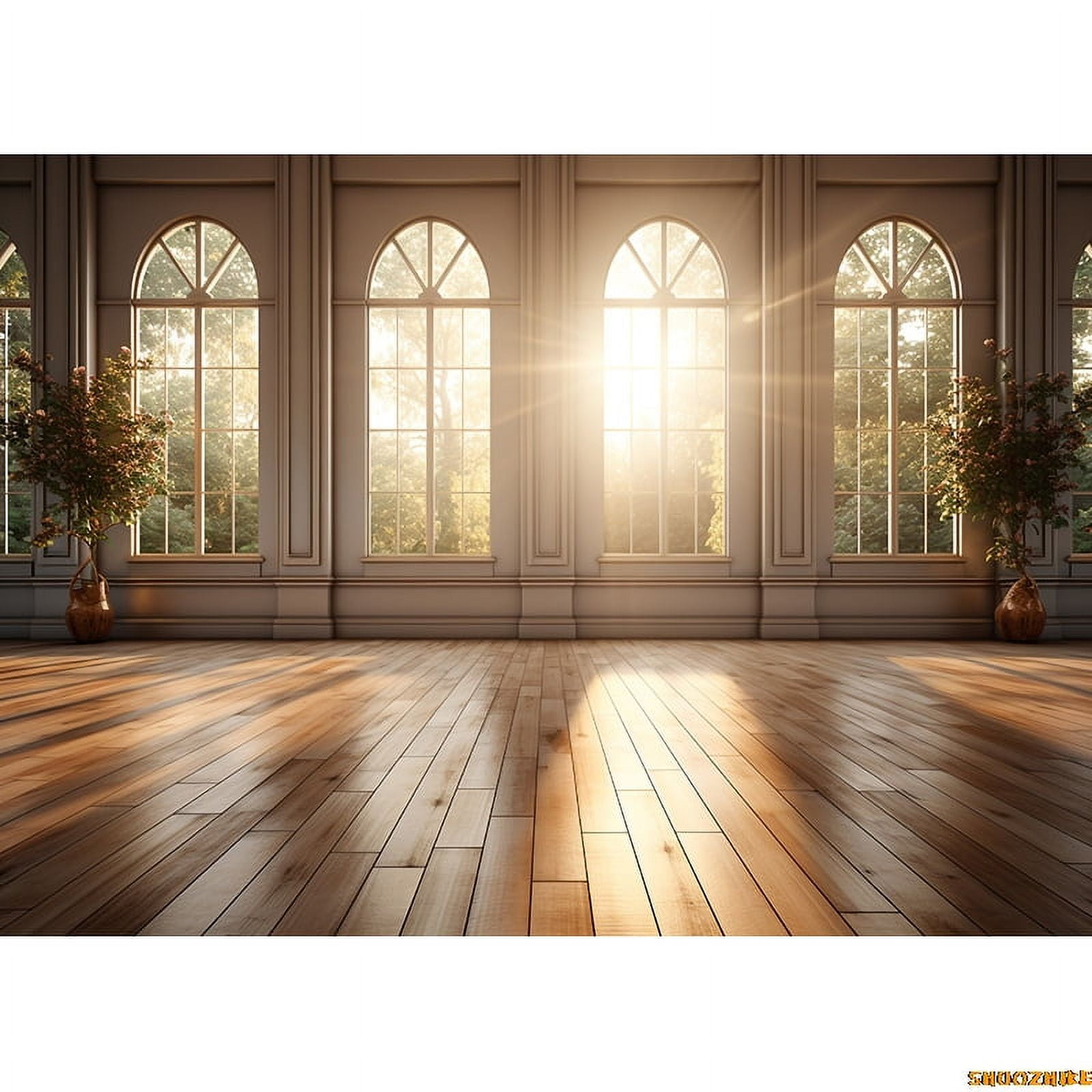 Empty Room Classic Interior Wall With Mouldings Photography Backdrops ...