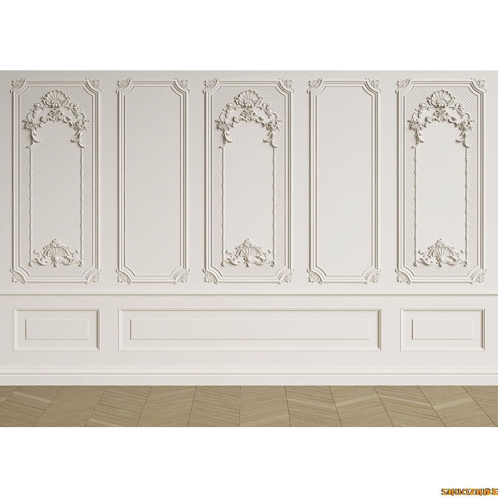 Empty Room Classic Interior Wall With Mouldings Photography Backdrops ...
