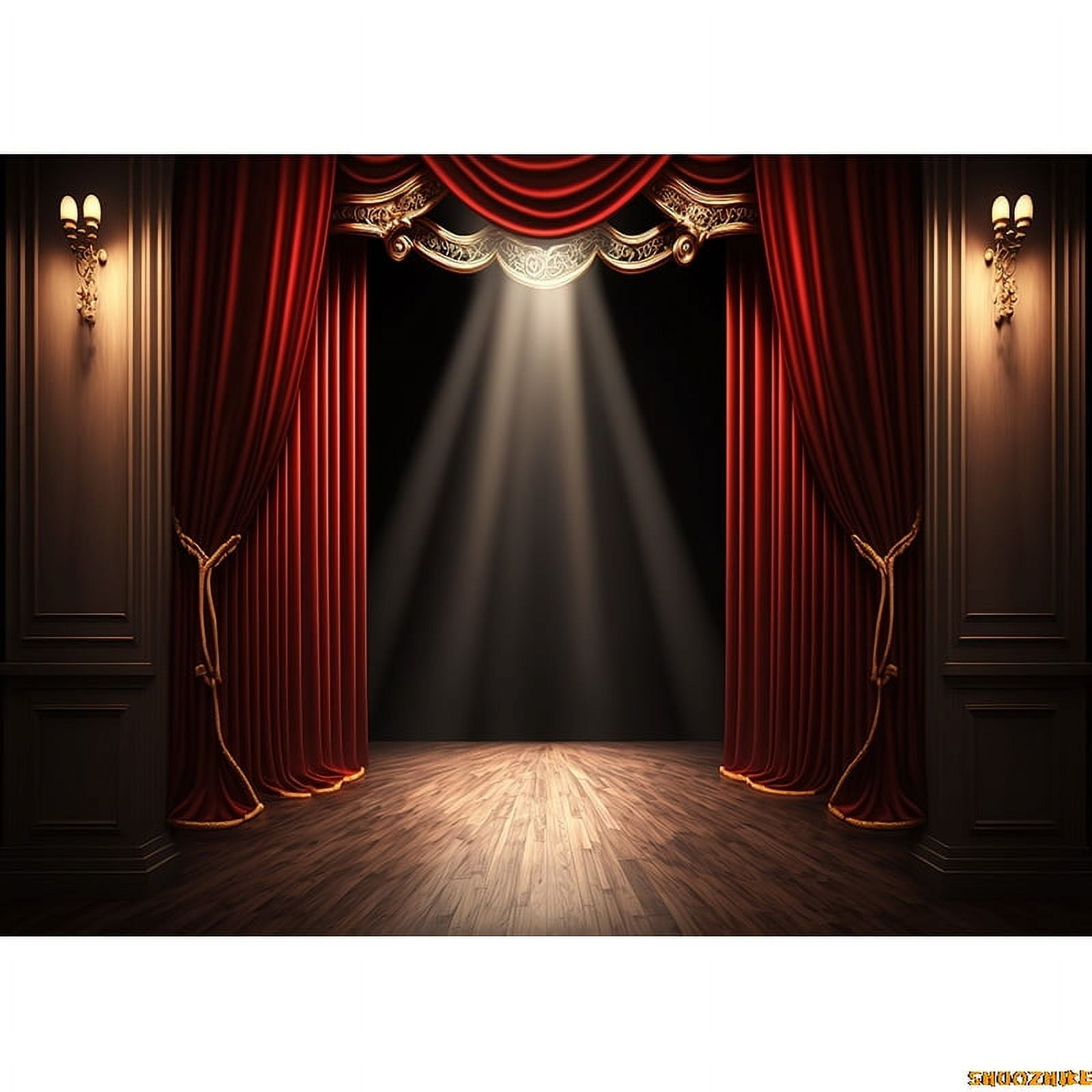 Empty Room Classic Interior Wall With Mouldings Photography Backdrops ...