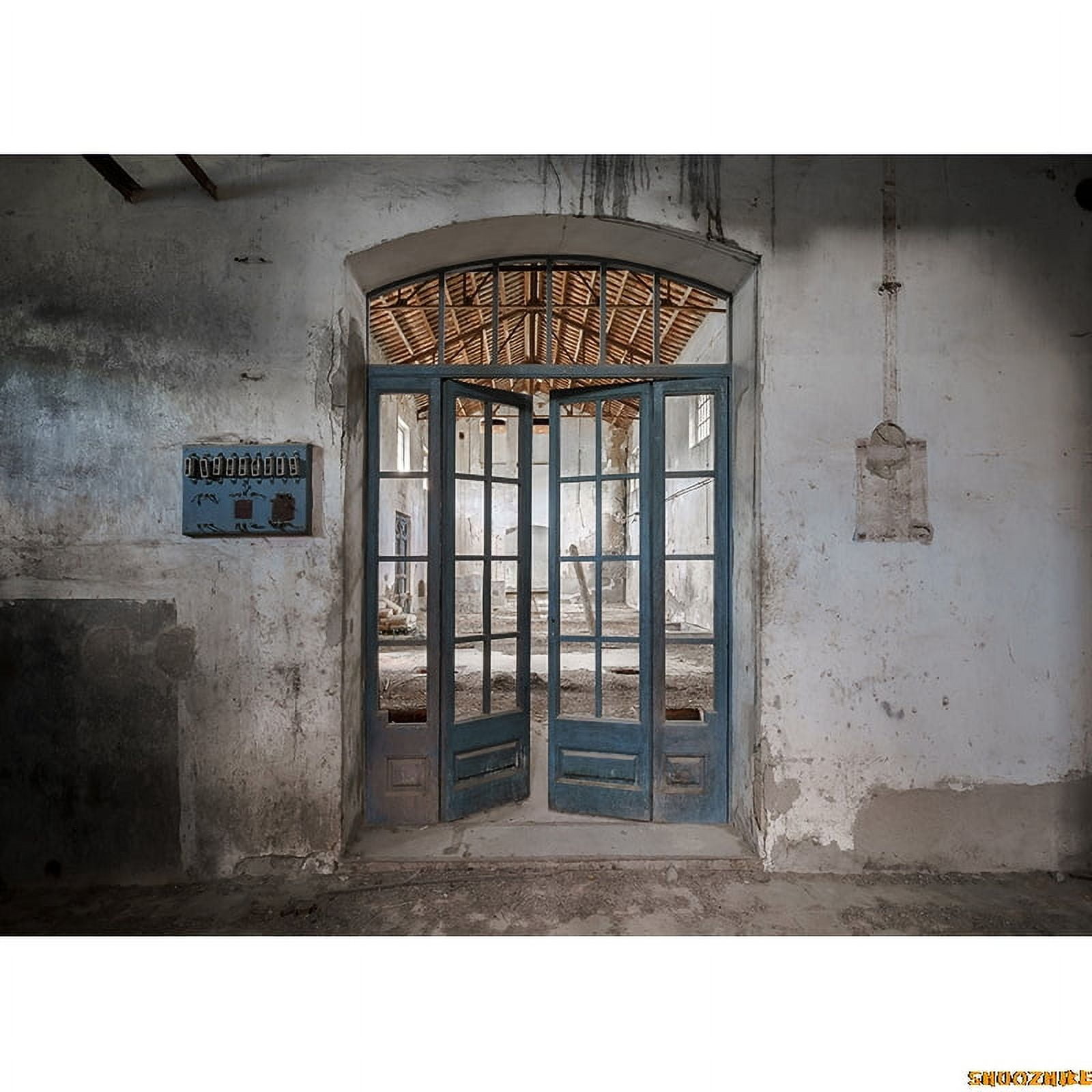 Empty Room Classic Interior Wall With Ornated Mouldings Photography ...