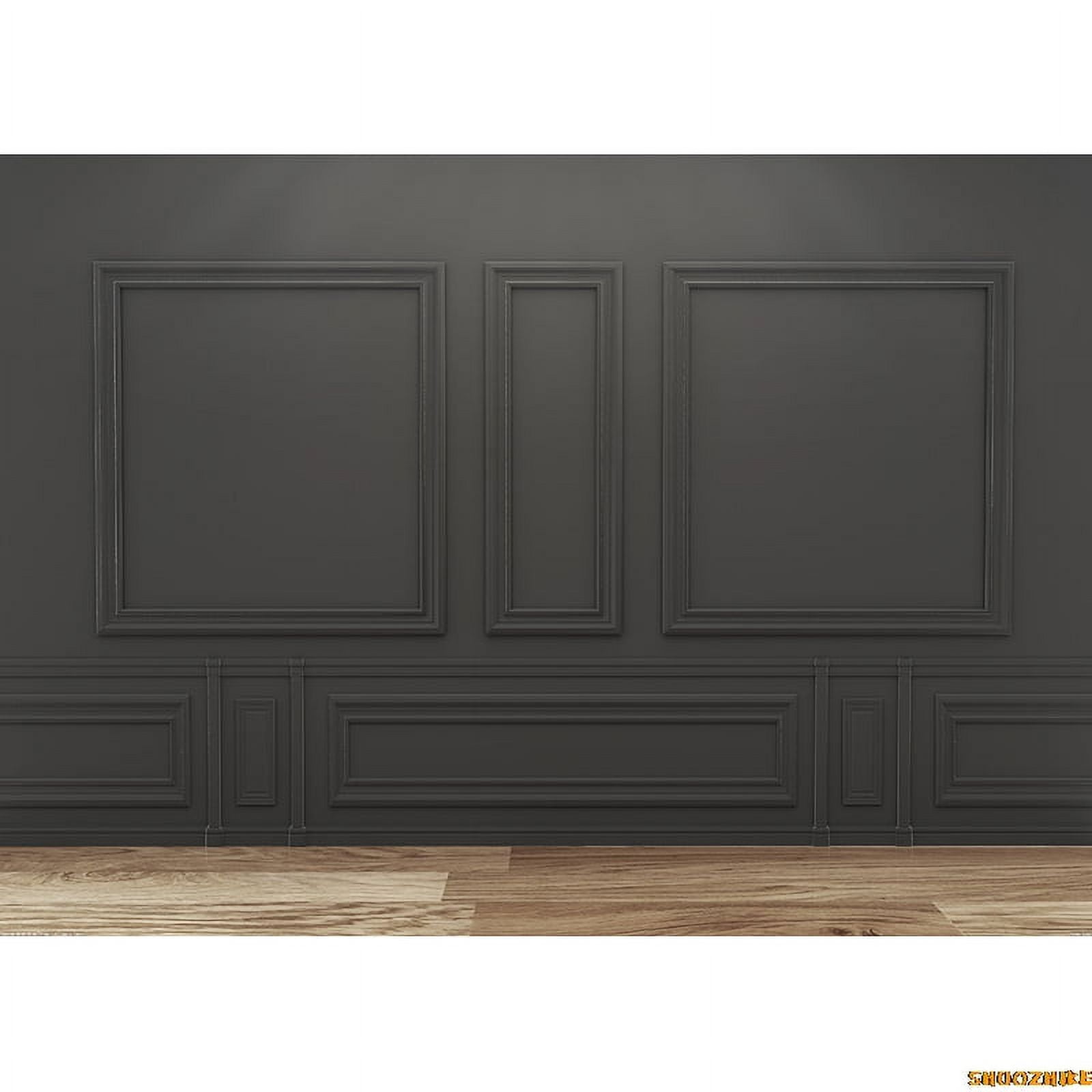 Empty Room Classic Interior Wall With Ornated Mouldings Photography ...