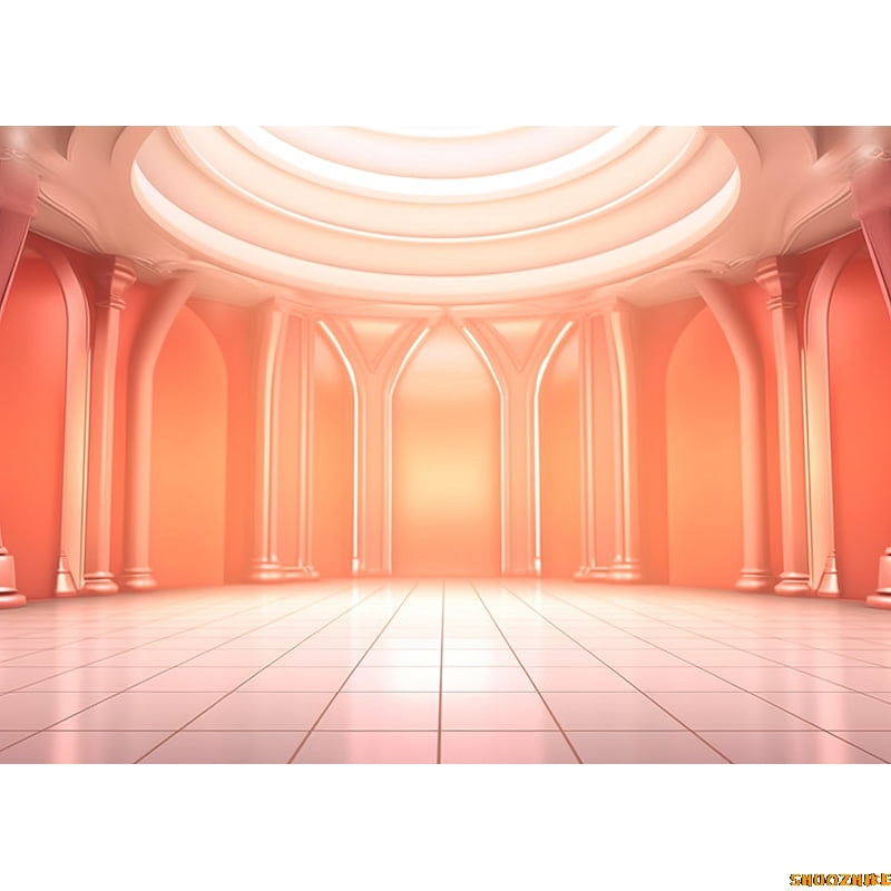 Empty Room Corridor Wedding Stage Red Light Photography Backdrops Props ...