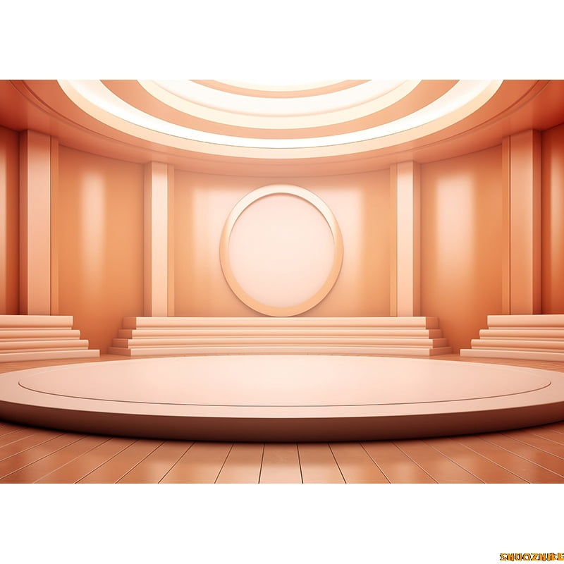 Empty Room Corridor Wedding Stage Red Light Photography Backdrops Props ...
