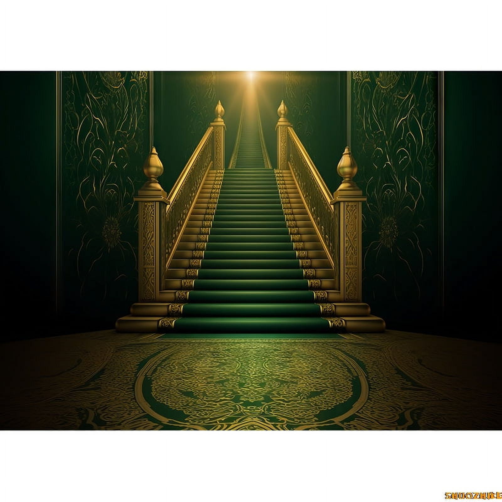 Empty Room Corridor Wedding Stage Red Light Photography Backdrops Props ...