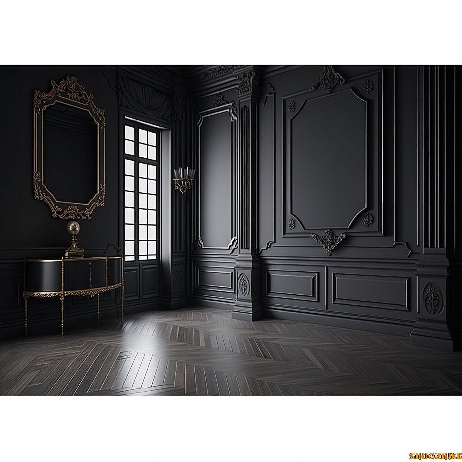 Empty Room Corridor Wedding Stage Red Light Photography Backdrops Props ...