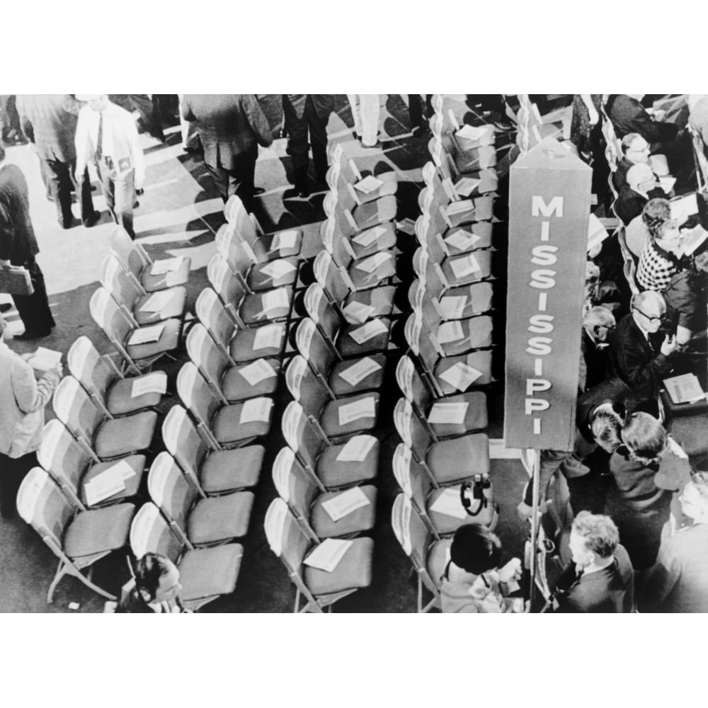 Empty Seats Of The Mississippi Delegation At The 1964 Democratic ...