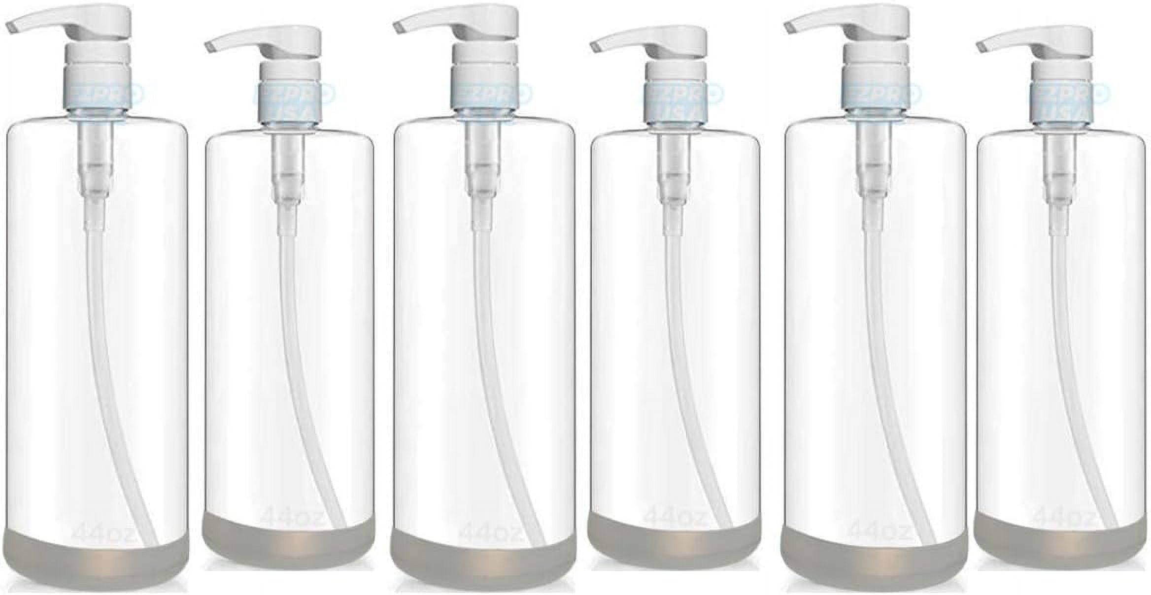 Empty Shampoo Bottles 32 oz BPA Free, Food Safe, PET Plastic Cylinder ...