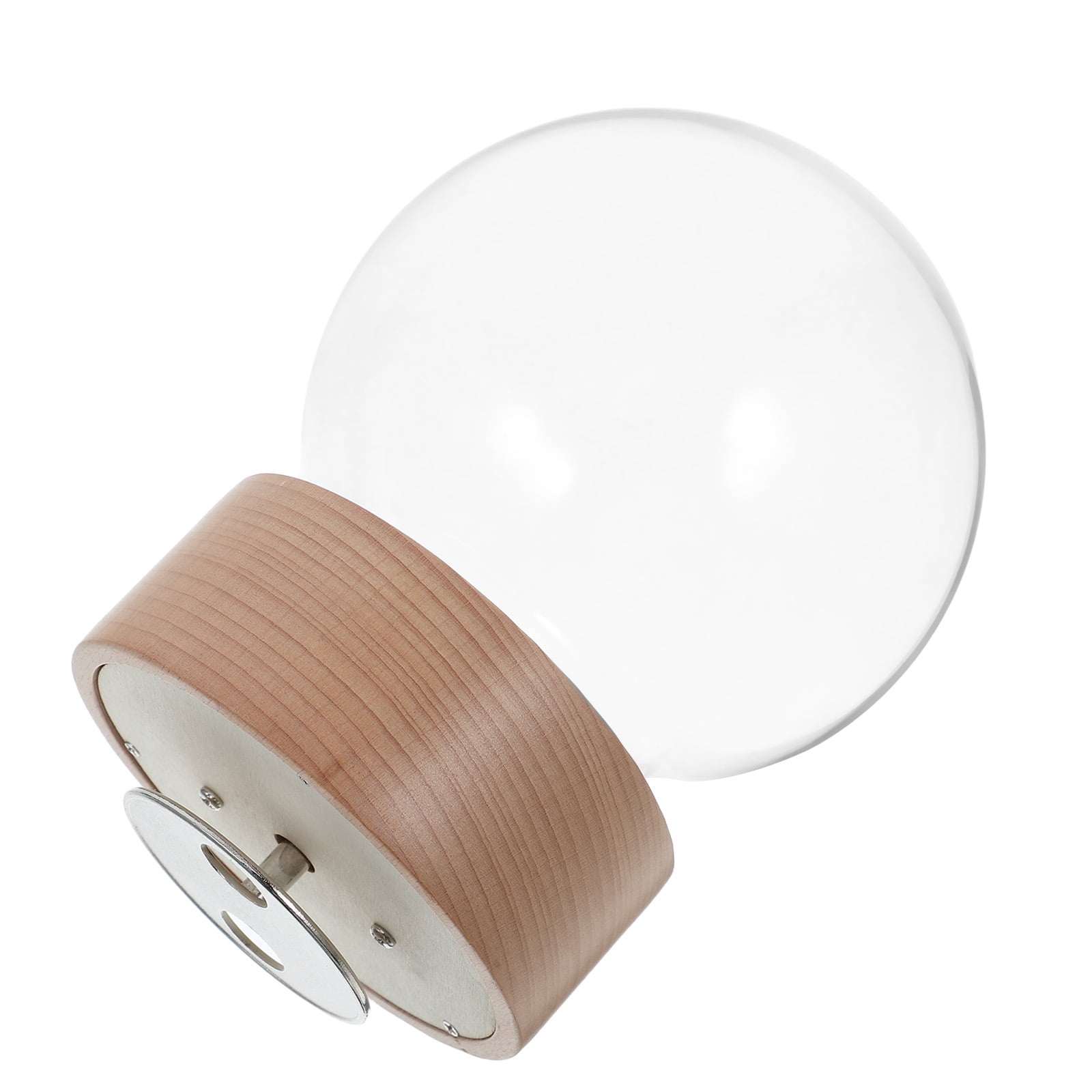 Empty Snow Globe with Wooden Base DIY Water Snow Globe Kit Terrarium ...