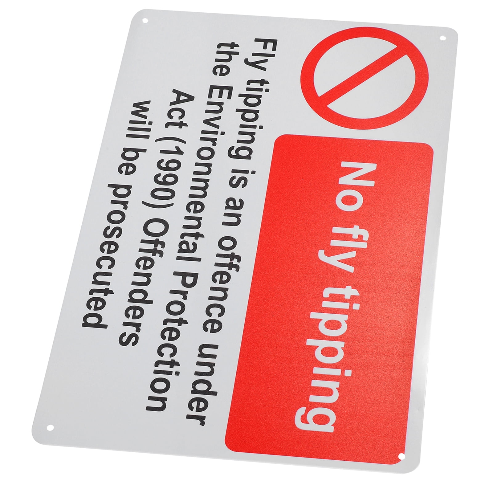 Empty Spool Fire Extinguisher Rack No Dumping Sign - Walmart.com