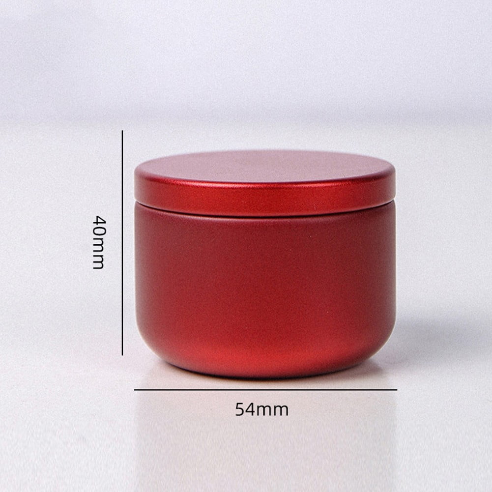 Empty Storage Box Tinplate Candle Jar for Sealed Spices, Herbs, Balms ...