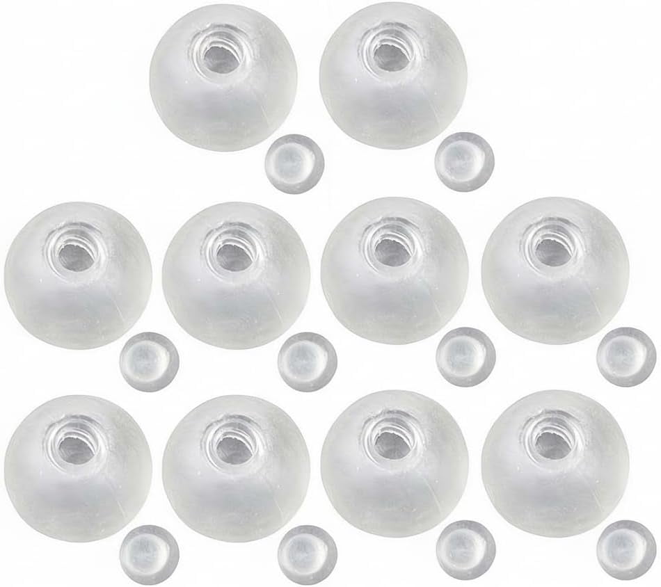 Empty Stress Ball Balloons, 5cm Clear Elastic Rubber Skins for Homemade ...