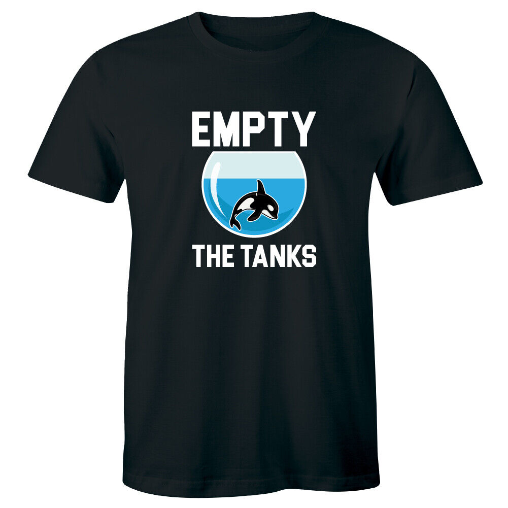 Empty The Tanks Men's T-Shirt Free The Killer Whales Animal Supporter ...