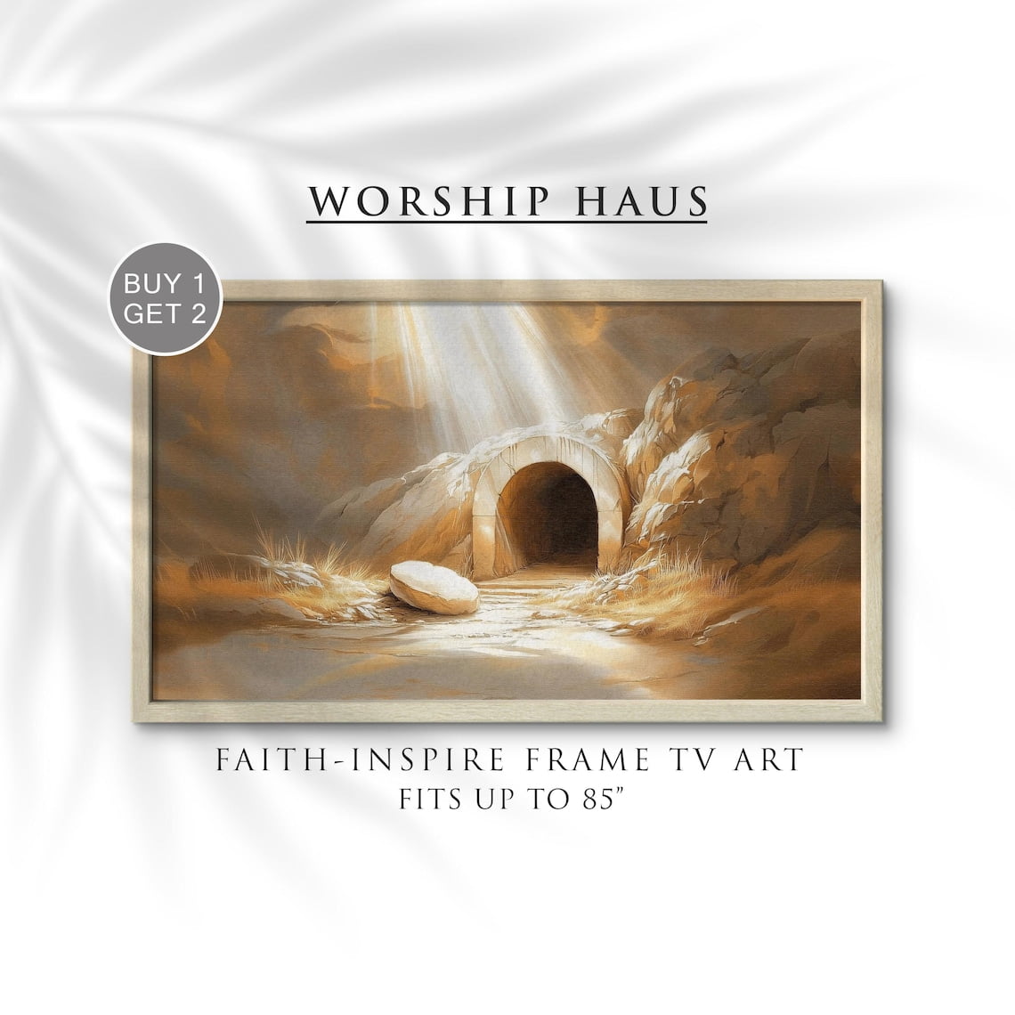 Empty Tomb Catholic Samsung Frame Tv Art, Devotional Religious Painting ...