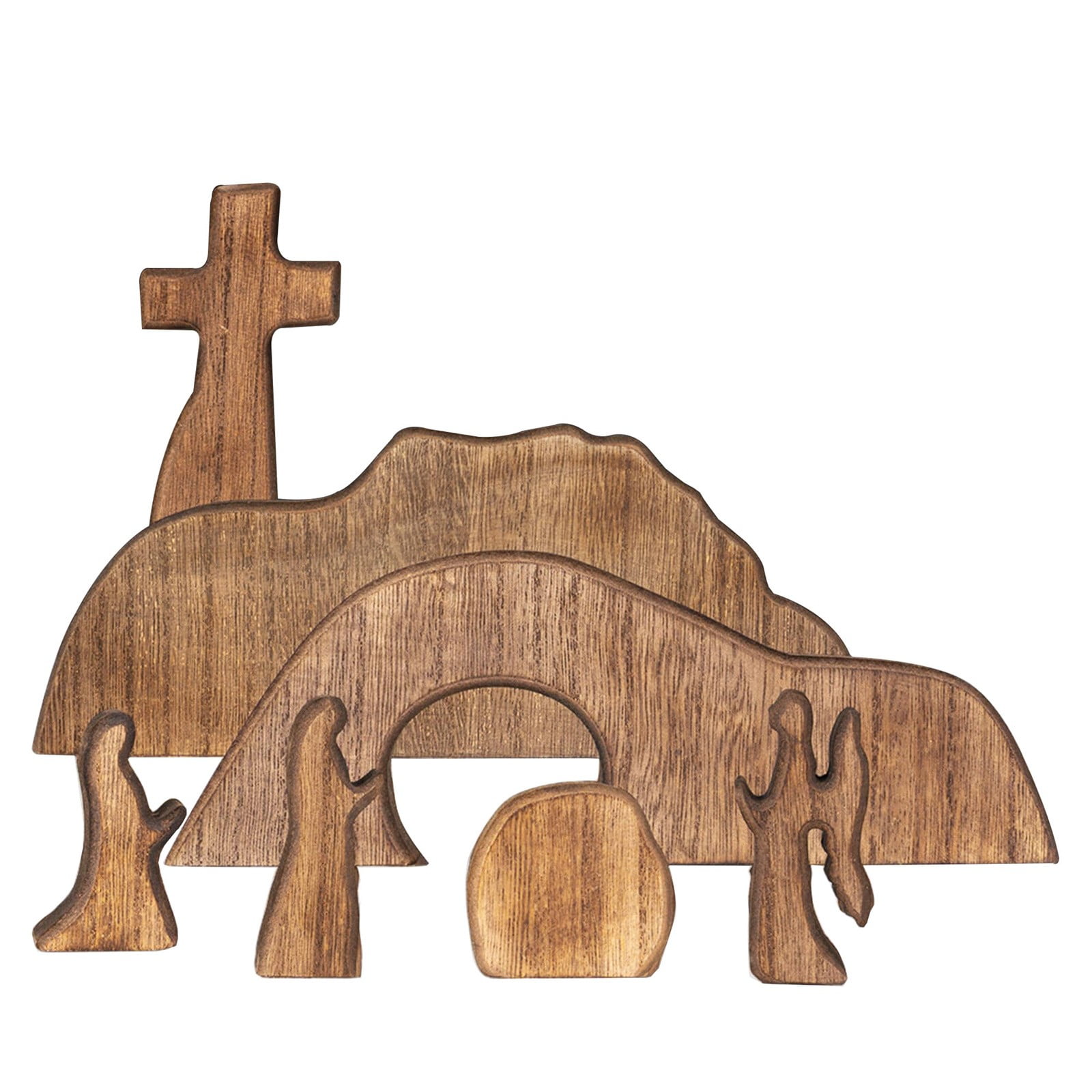 Empty Tomb Easter Scene And Decoration Wooden Easter Resurrection Scene ...