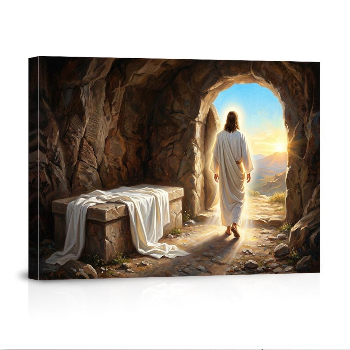 Empty Tomb Jesus Resurrection Christian Home Religious Faith Bible ...
